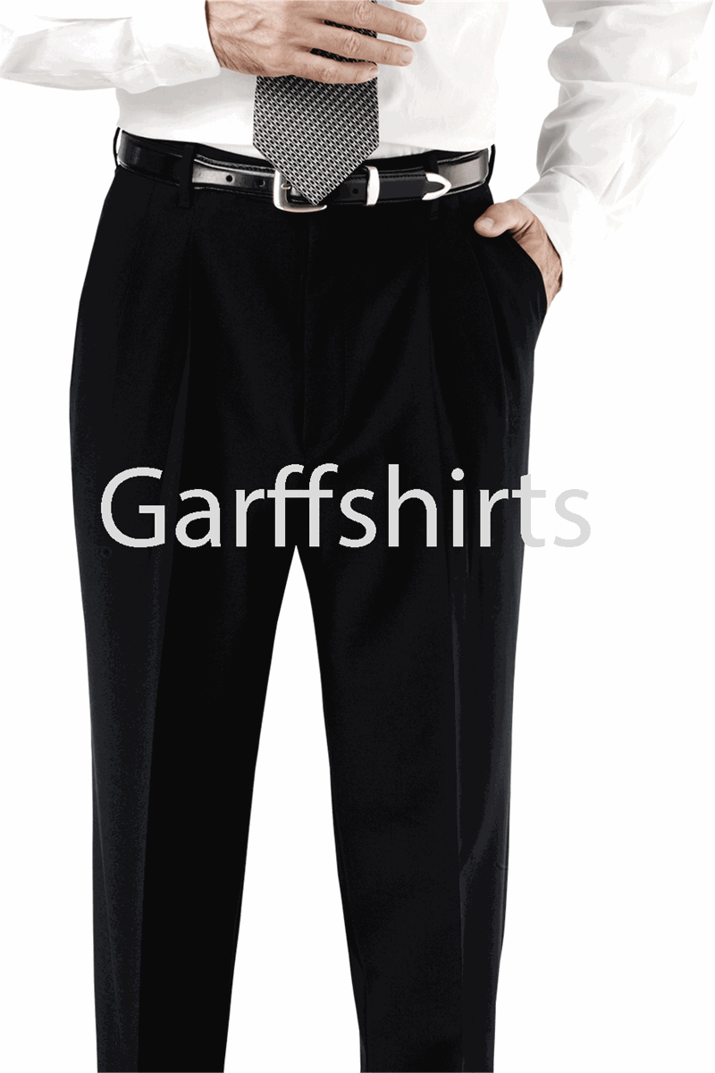 Edwards Mens Pleated Polyester Uniform Pants 2695